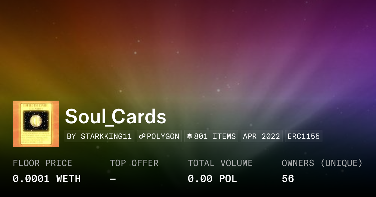 Soul_Cards - Collection | OpenSea