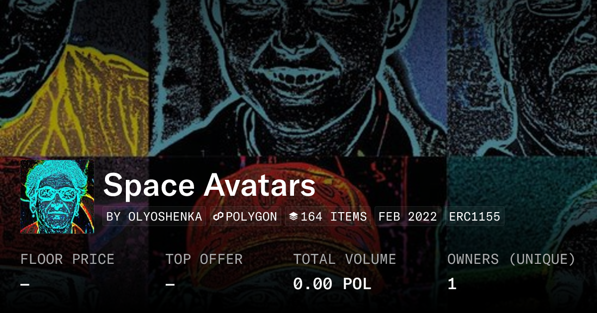 Space Avatars - Collection | OpenSea