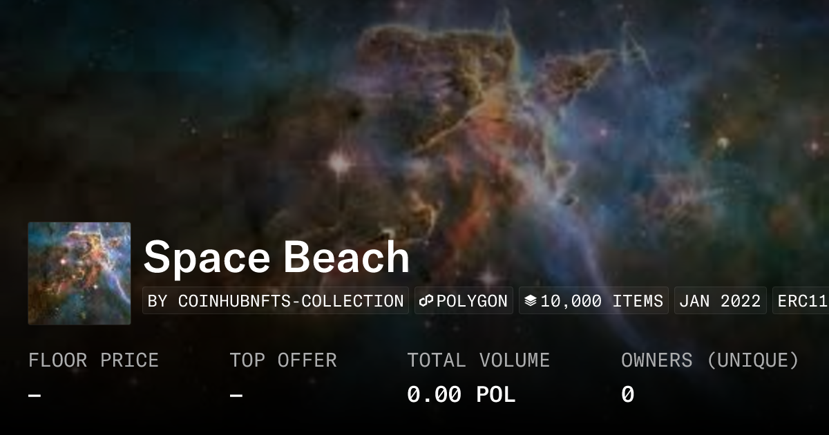 Space Beach - Collection | OpenSea
