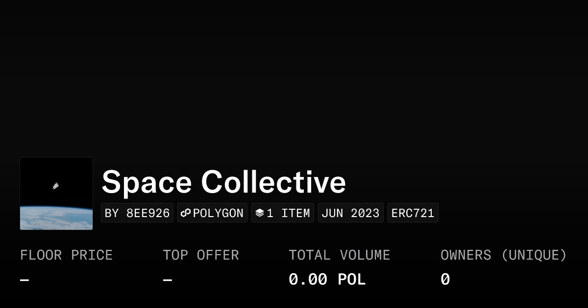 Space Collective - Collection | OpenSea