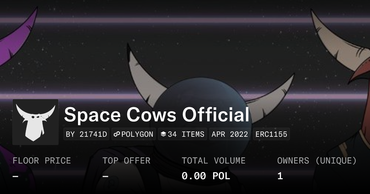 Space Cows Official - Collection | OpenSea