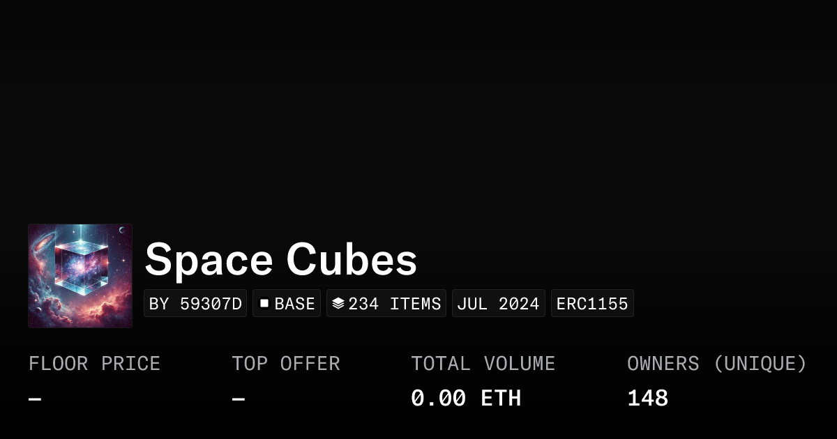 Space Cubes - Collection | OpenSea