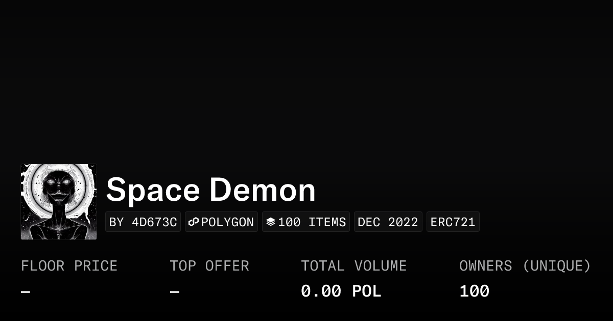 Space Demon - Collection | OpenSea
