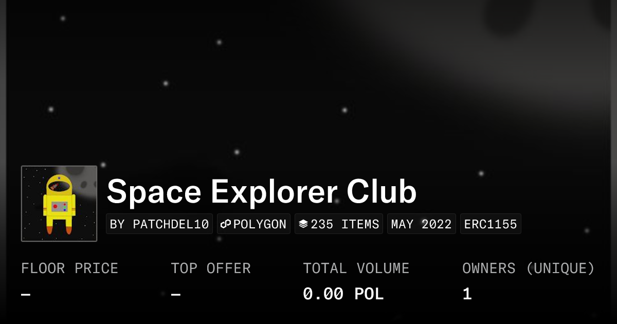 Space Explorer Club - Collection | OpenSea