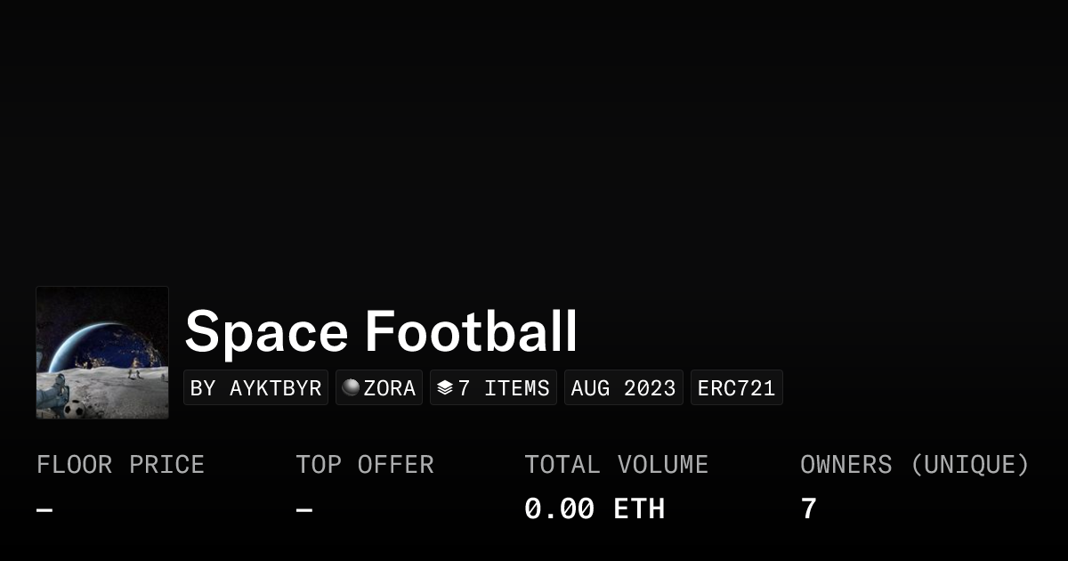 Space Football - Collection | OpenSea
