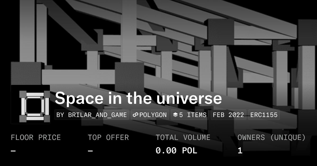 Space in the universe - Collection | OpenSea