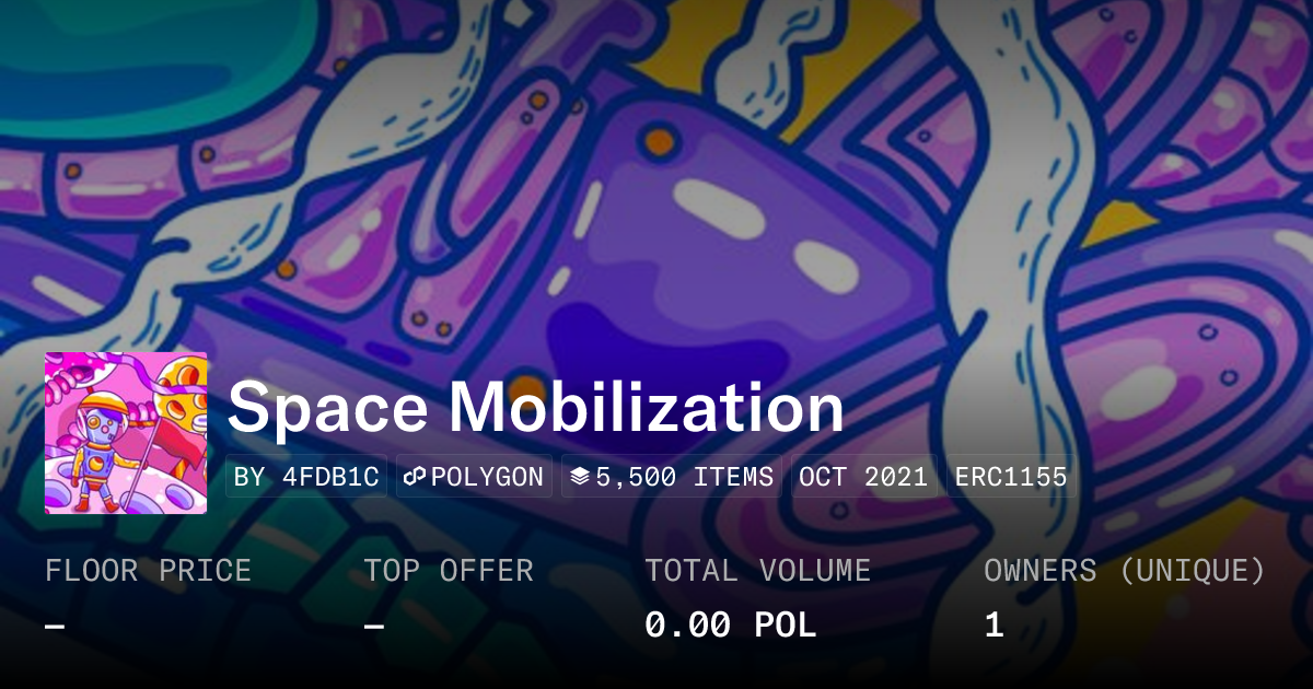 Space Mobilization - Collection | OpenSea