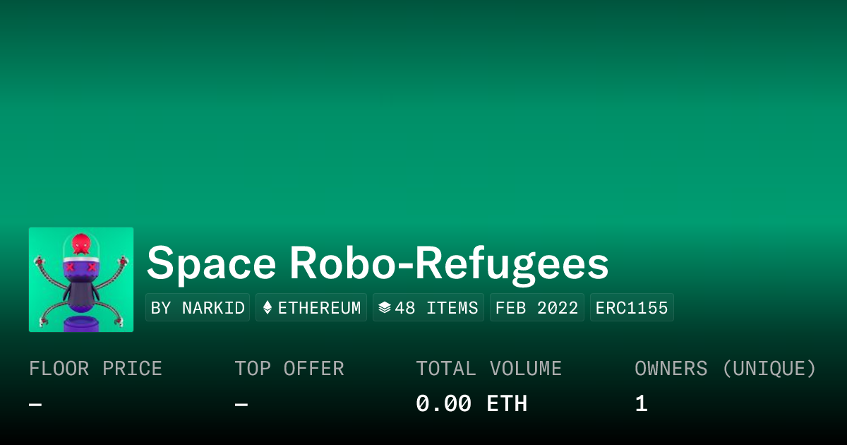 Space Robo-Refugees - Collection | OpenSea