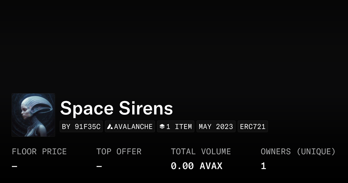 Space Sirens - Collection | OpenSea