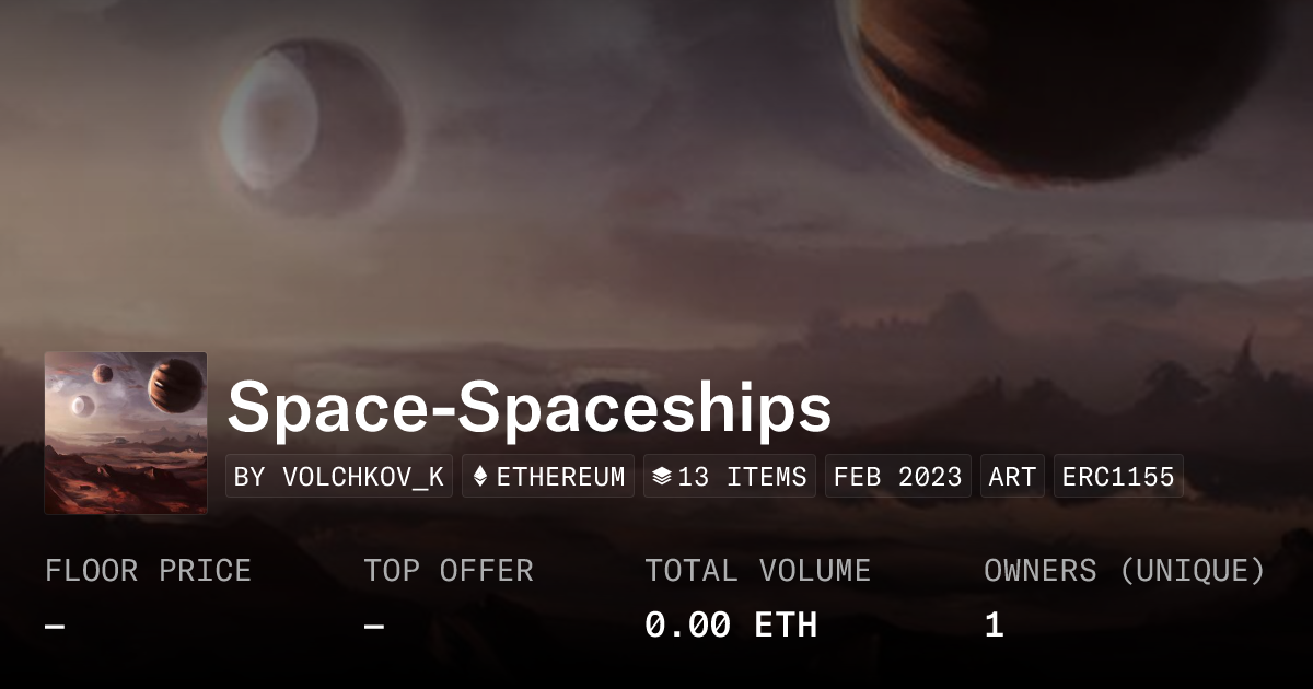 Space-Spaceships - Collection | OpenSea