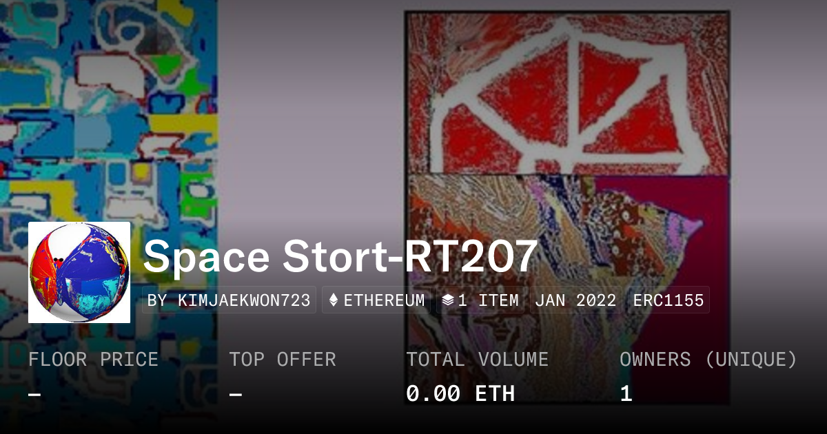 Space Stort-RT207 - Collection | OpenSea