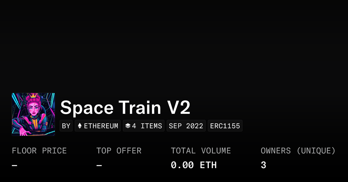 Space Train V2 - Collection | OpenSea
