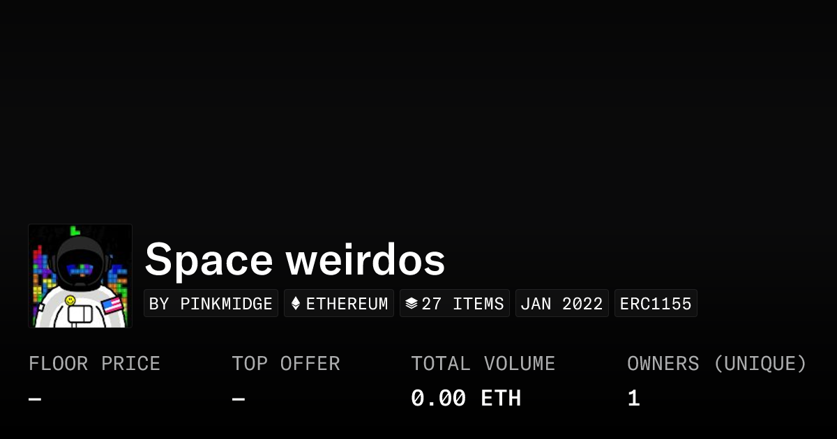 Space weirdos - Collection | OpenSea