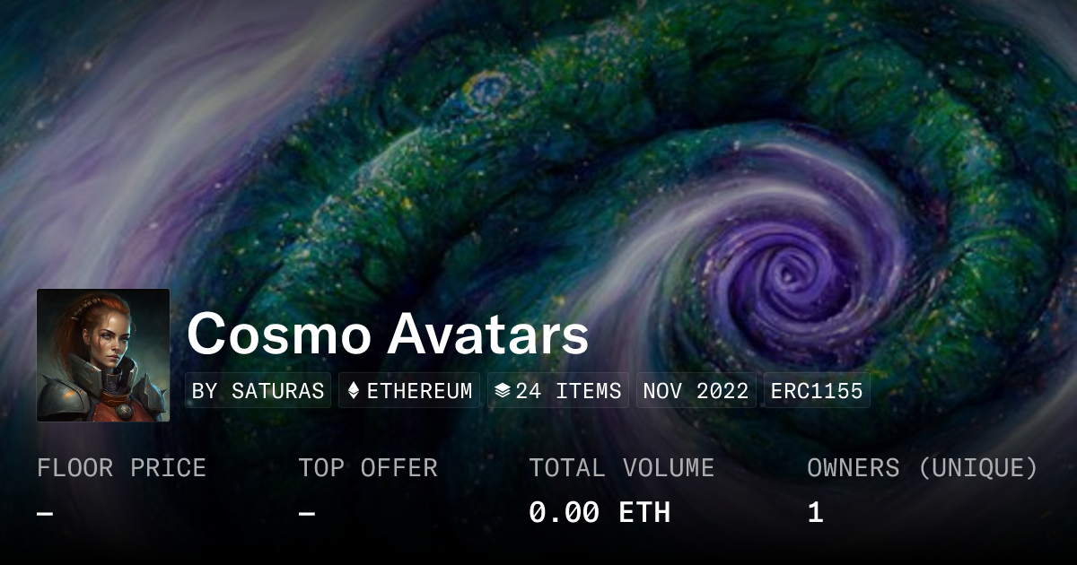 Cosmo Avatars - Collection | OpenSea