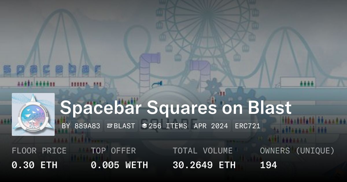 Spacebar Squares on Blast - Collection | OpenSea