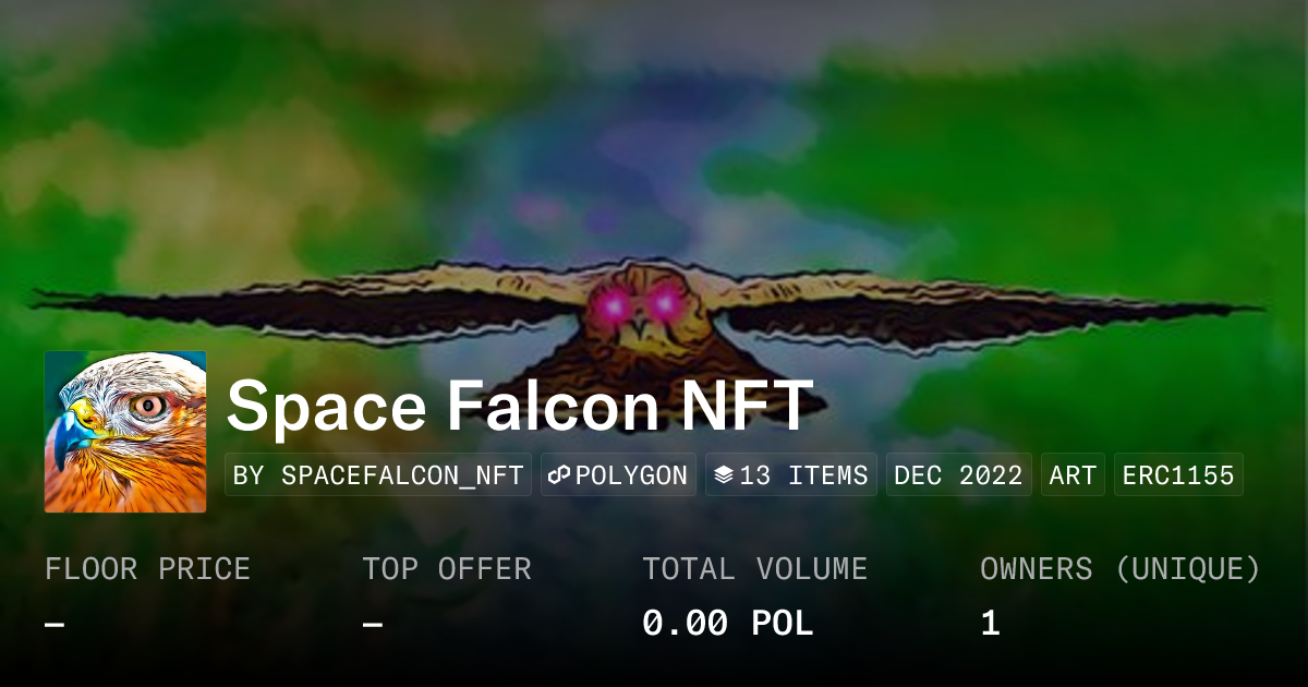Space Falcon NFT - Collection | OpenSea
