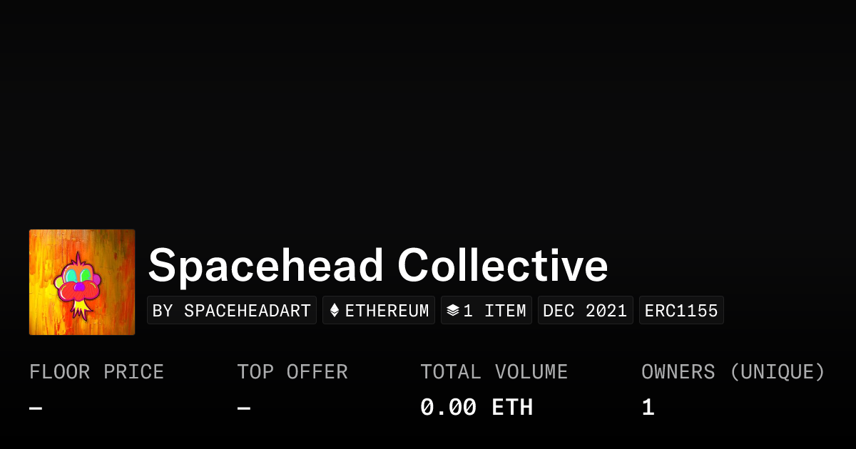 Spacehead Collective - Collection | OpenSea