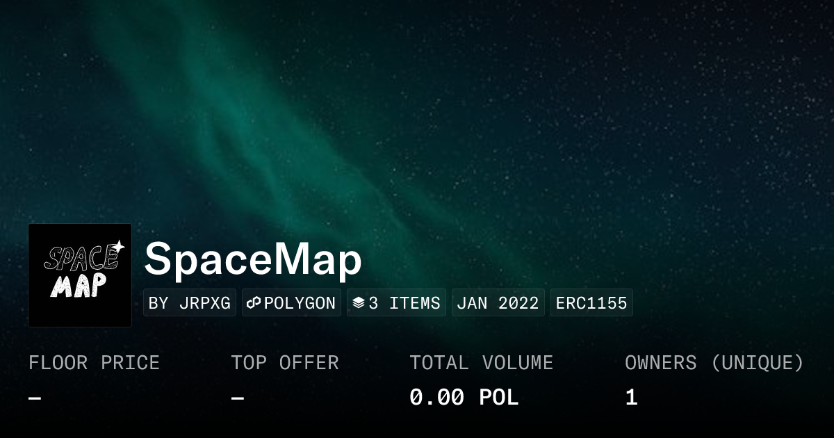 SpaceMap - Collection | OpenSea