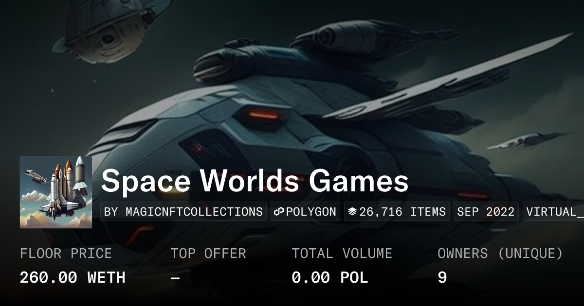 Space Worlds Games - Collection | OpenSea