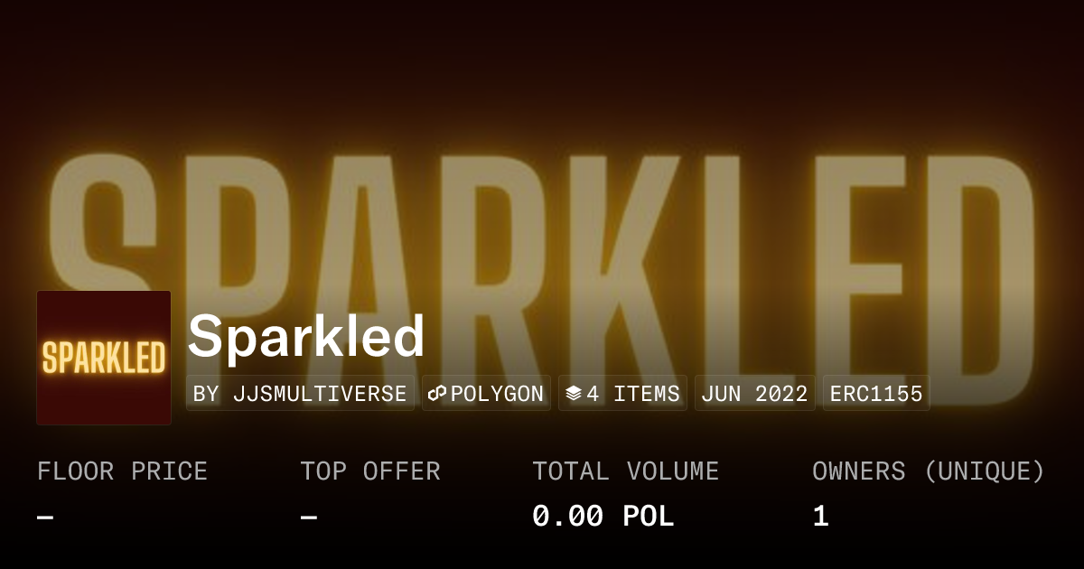 Sparkled - Collection | OpenSea