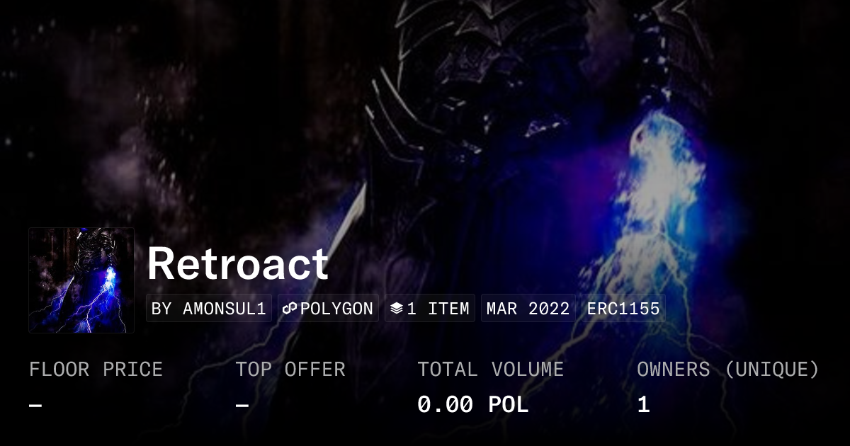 Retroact - Collection | OpenSea