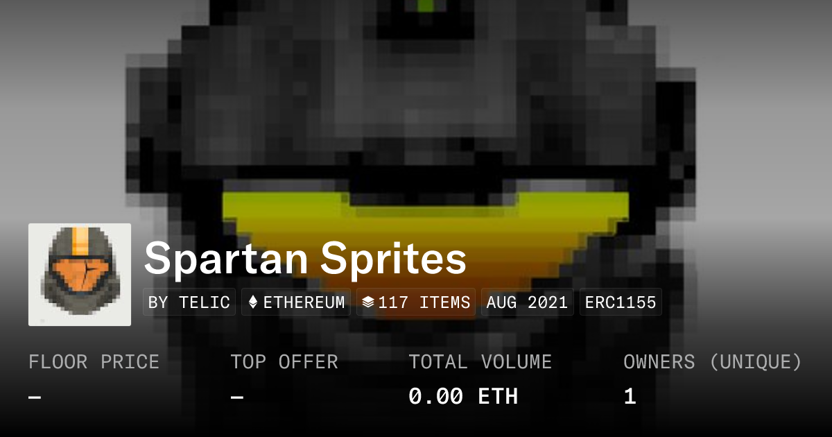 Spartan Sprites - Collection | OpenSea