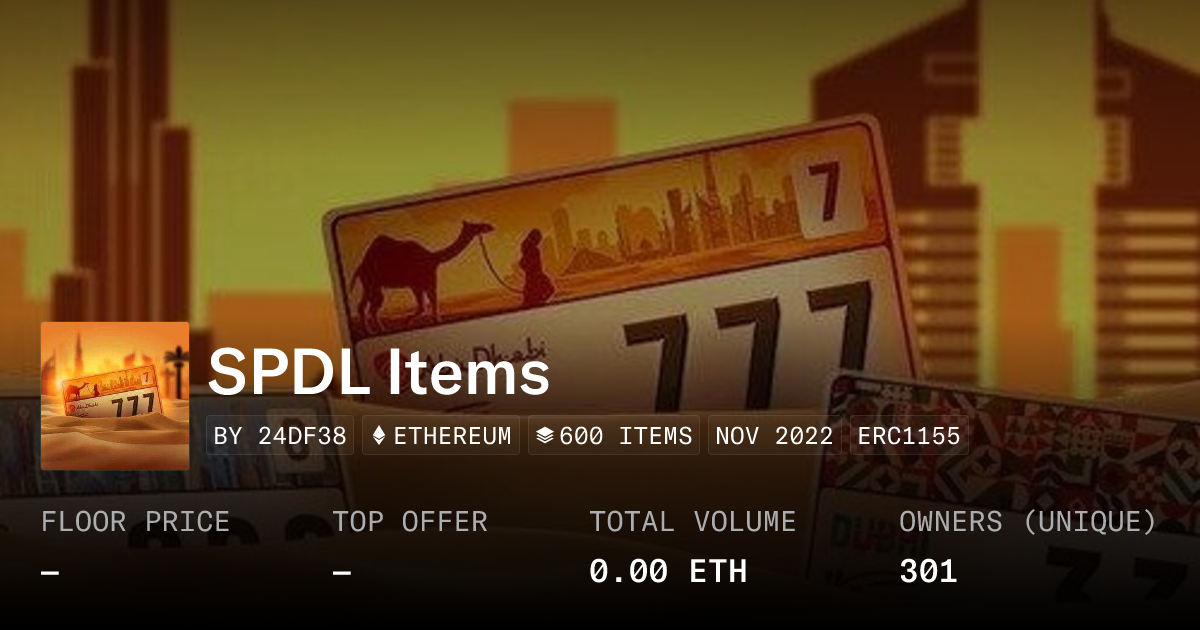 SPDL Items - Collection | OpenSea