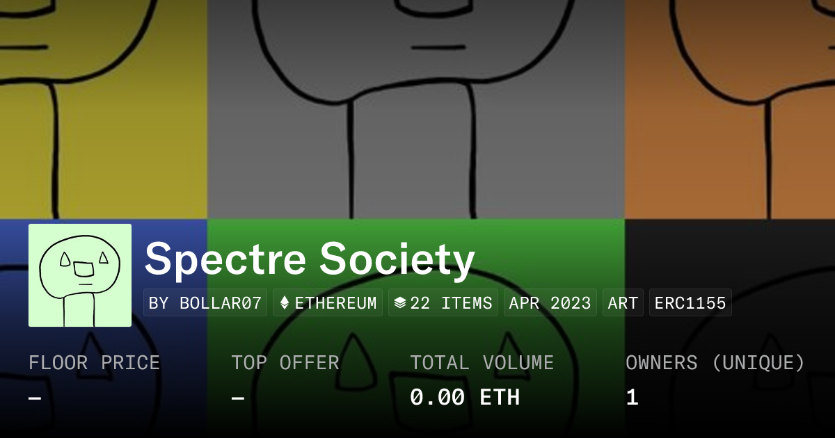 Spectre Society - Collection | OpenSea