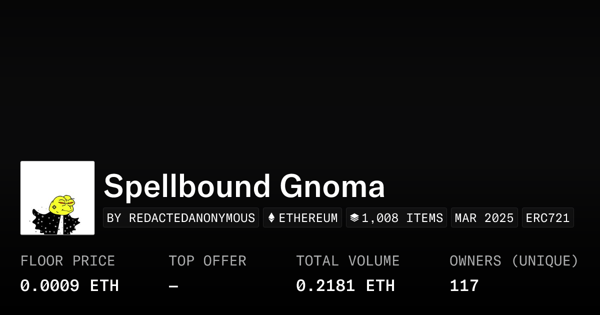 Spellbound Gnoma - Collection | OpenSea