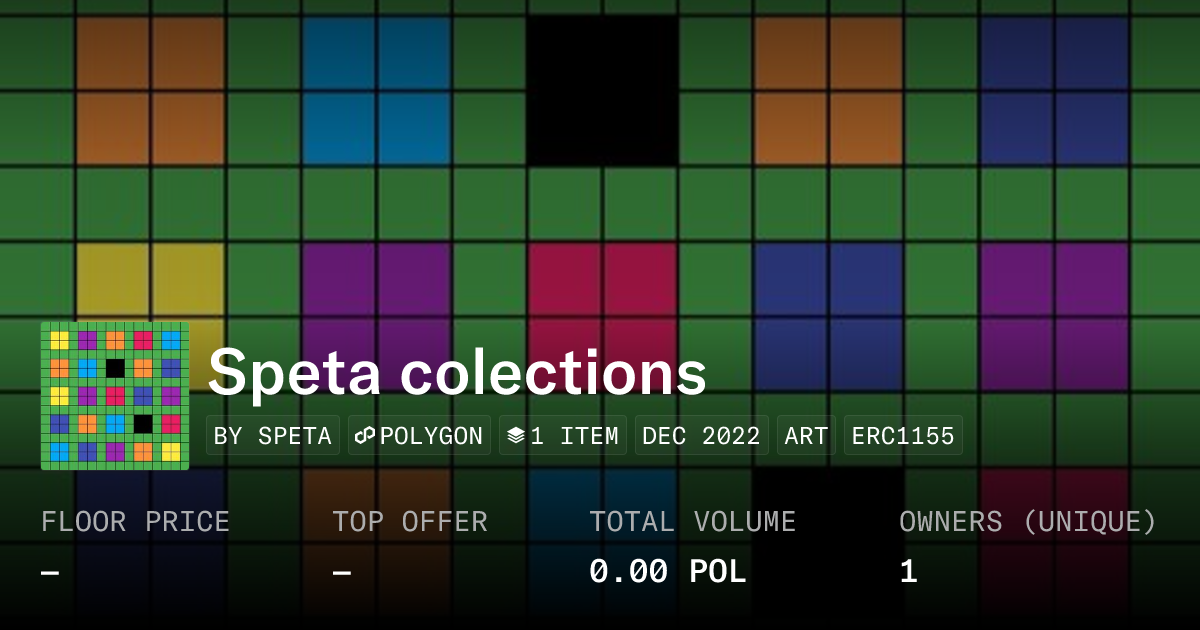 Speta colections - Collection | OpenSea
