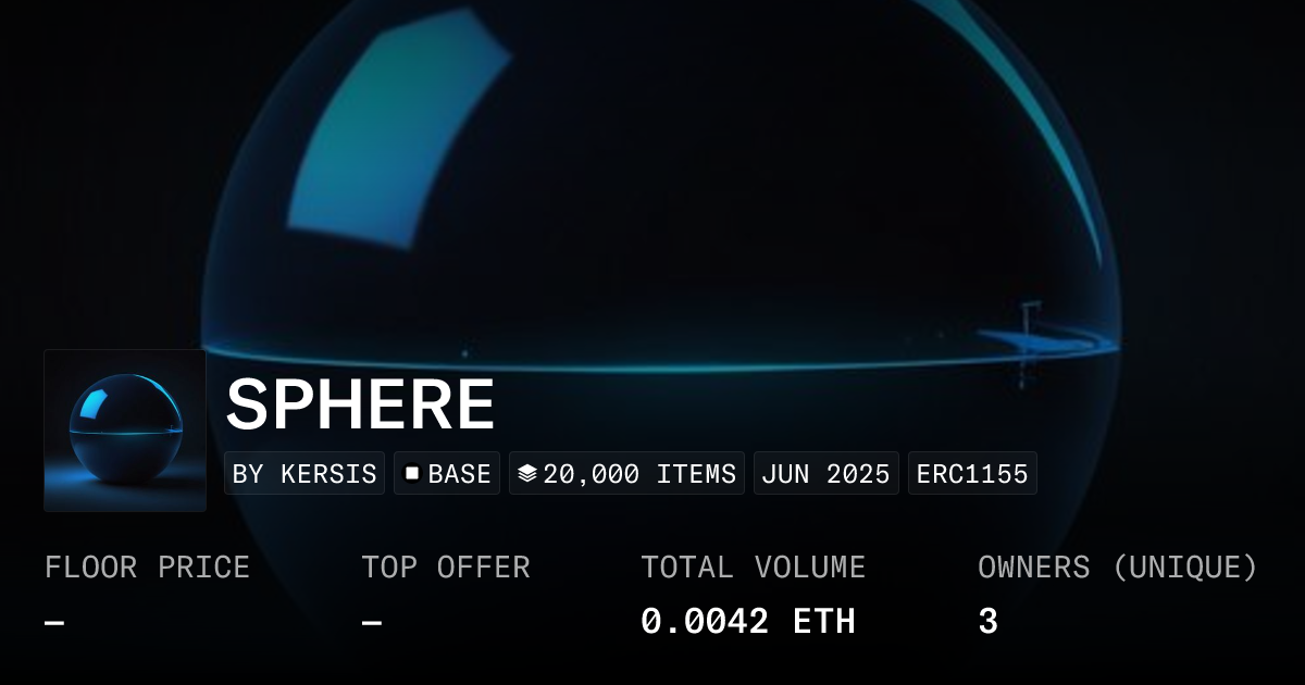 SPHERE - Collection | OpenSea