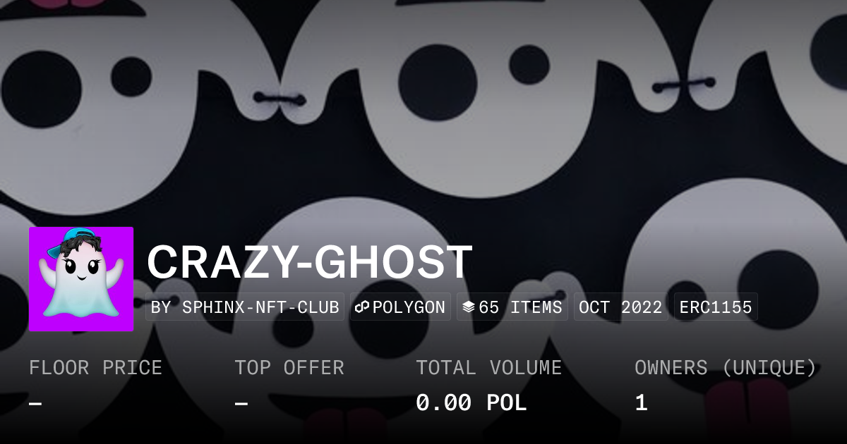 CRAZY-GHOST - Collection | OpenSea