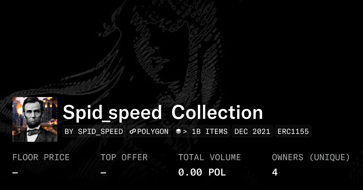 Spid_speed Collection - Collection | OpenSea