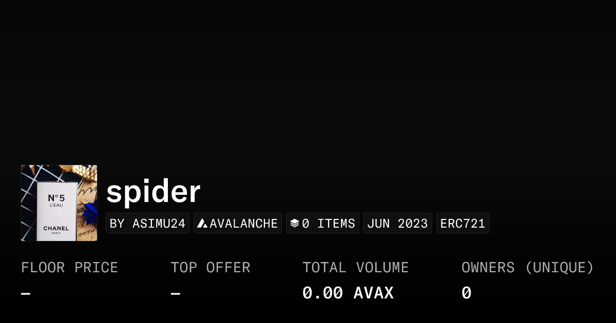 spider - Collection | OpenSea