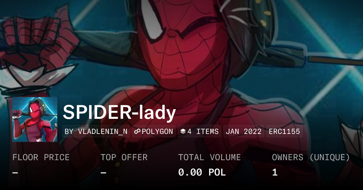 SPIDER-lady - Collection | OpenSea