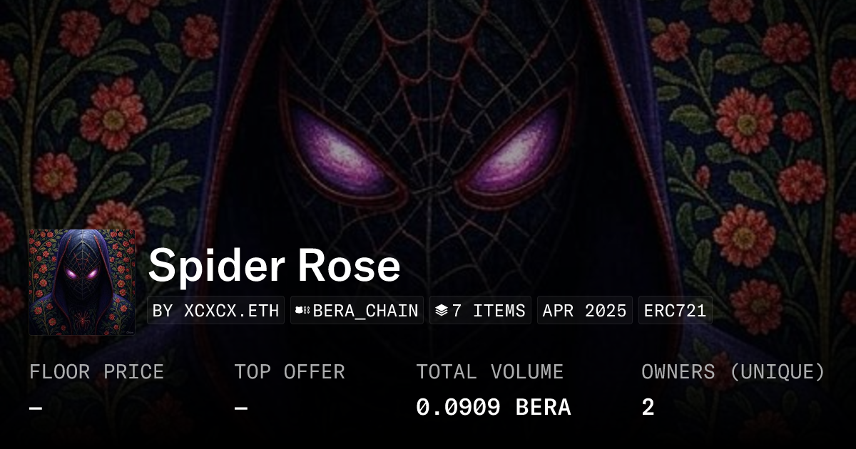 Spider Rose - Collection | OpenSea