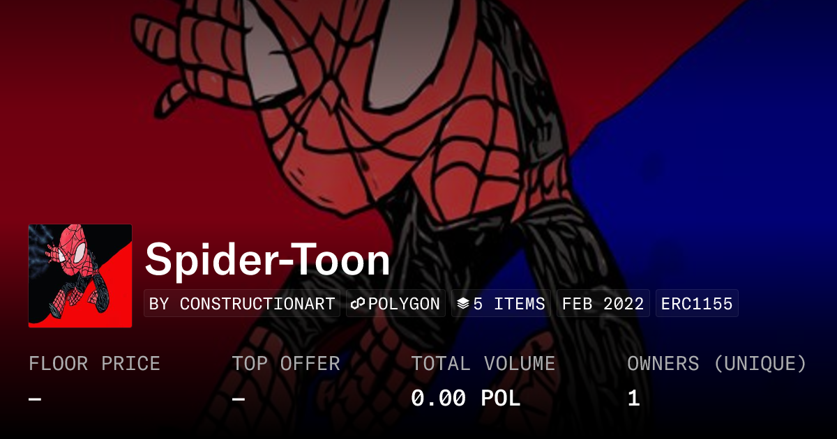 Spider-Toon - Collection | OpenSea