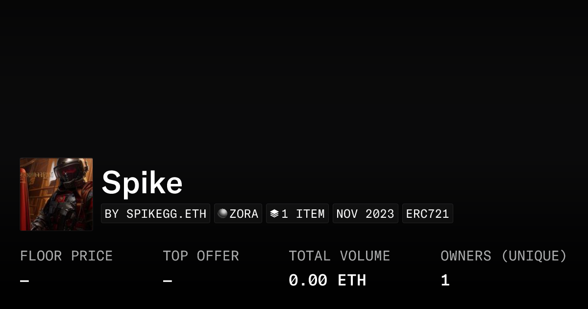 Spike - Collection | OpenSea