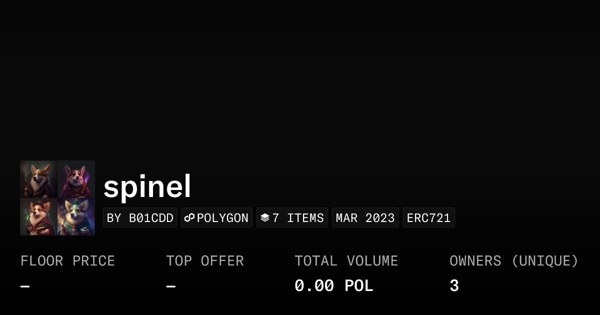 spinel - Collection | OpenSea