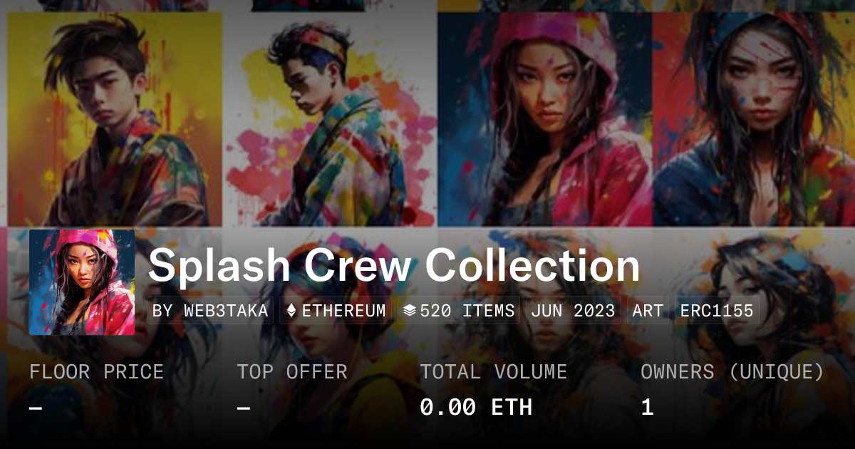 Splash Crew Collection - Collection | OpenSea