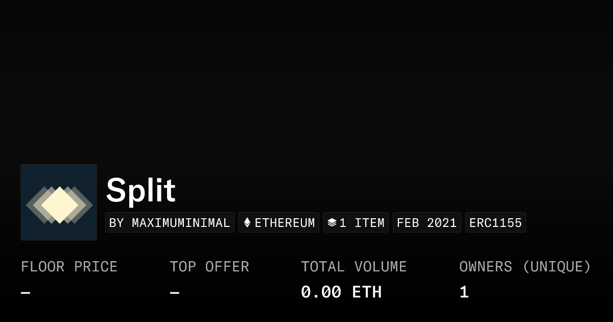 Split - Collection | OpenSea