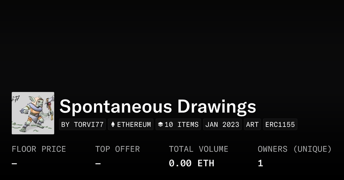 Spontaneous Drawings - Collection | OpenSea