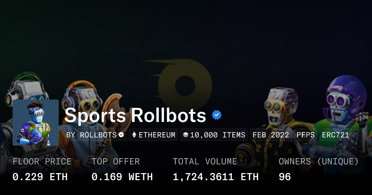 Sports Rollbots - Collection | OpenSea
