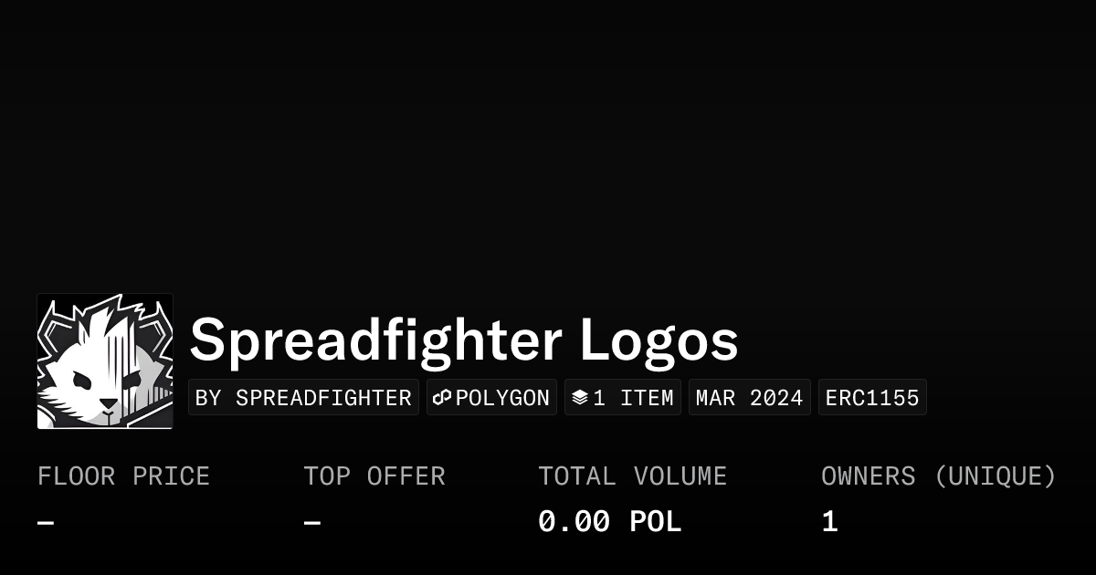 Spreadfighter Logos - Collection | OpenSea