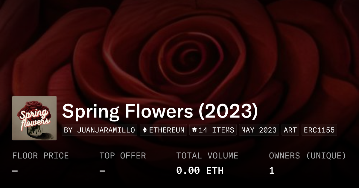 Spring Flowers (2023) - Collection | OpenSea