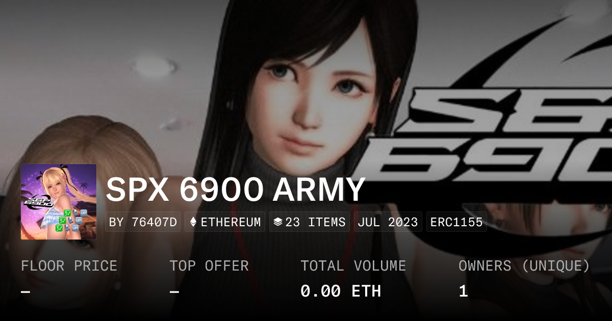 SPX 6900 ARMY - Collection | OpenSea