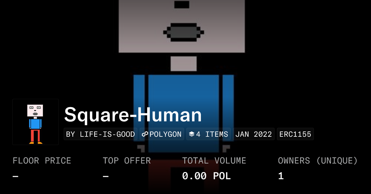 Square-Human - Collection | OpenSea