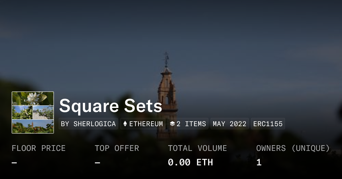 Square Sets - Collection | OpenSea