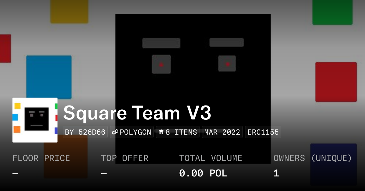 Square Team V3 - Collection | OpenSea