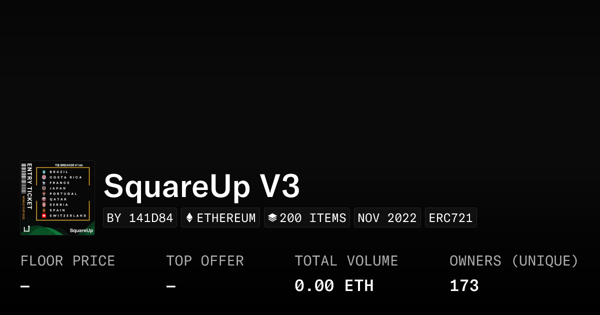 SquareUp V3 - Collection | OpenSea